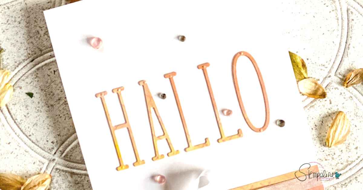 Hallo, du Schönheit! Eine Grußkarte, die deiner Eleganz Konkurrenz ...